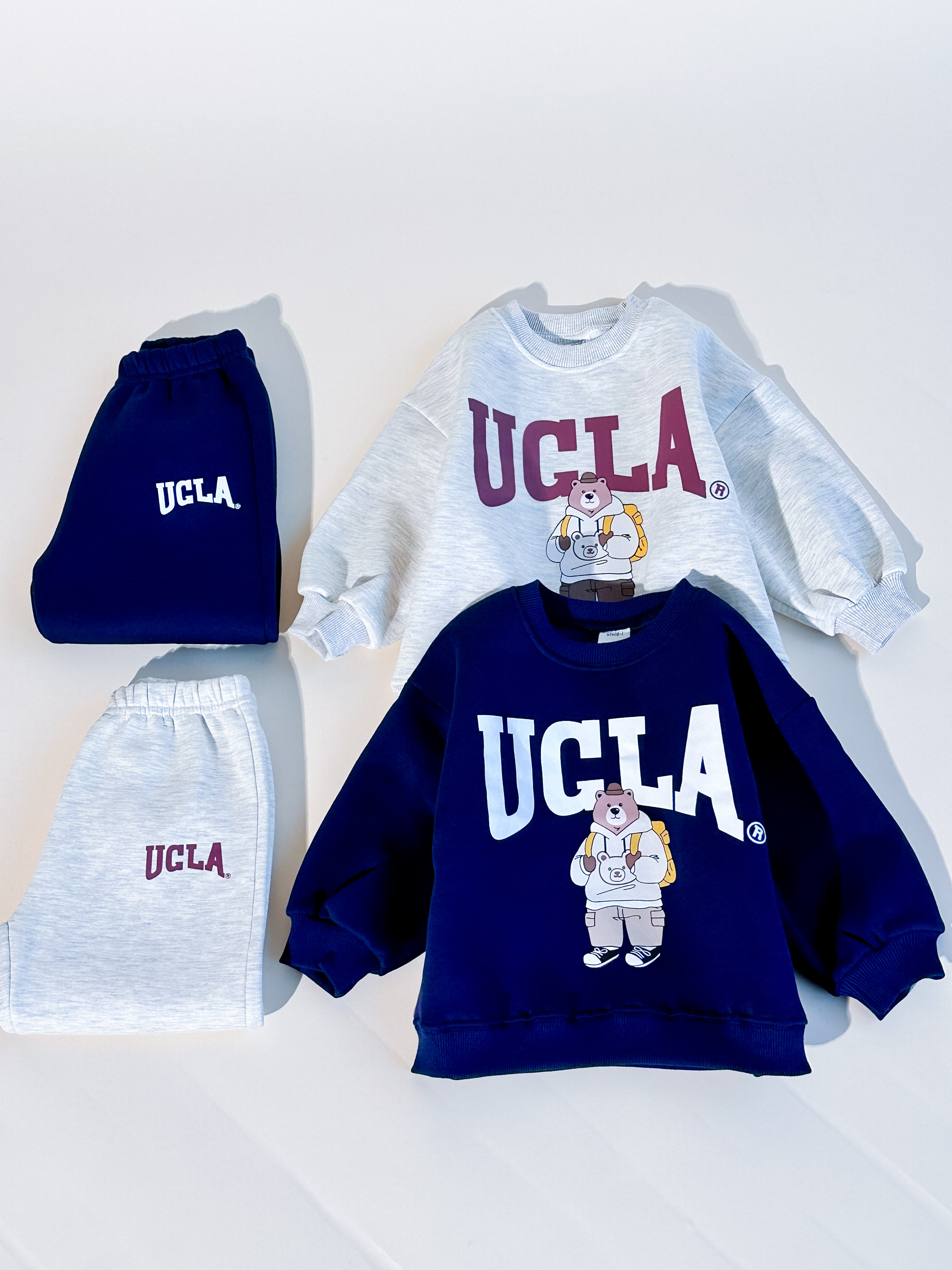 UCLA Bear Set – NIXY GREY